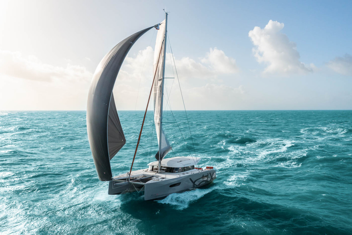 The Excess 14 sailing catamaran, in Les Sables d’Olonne