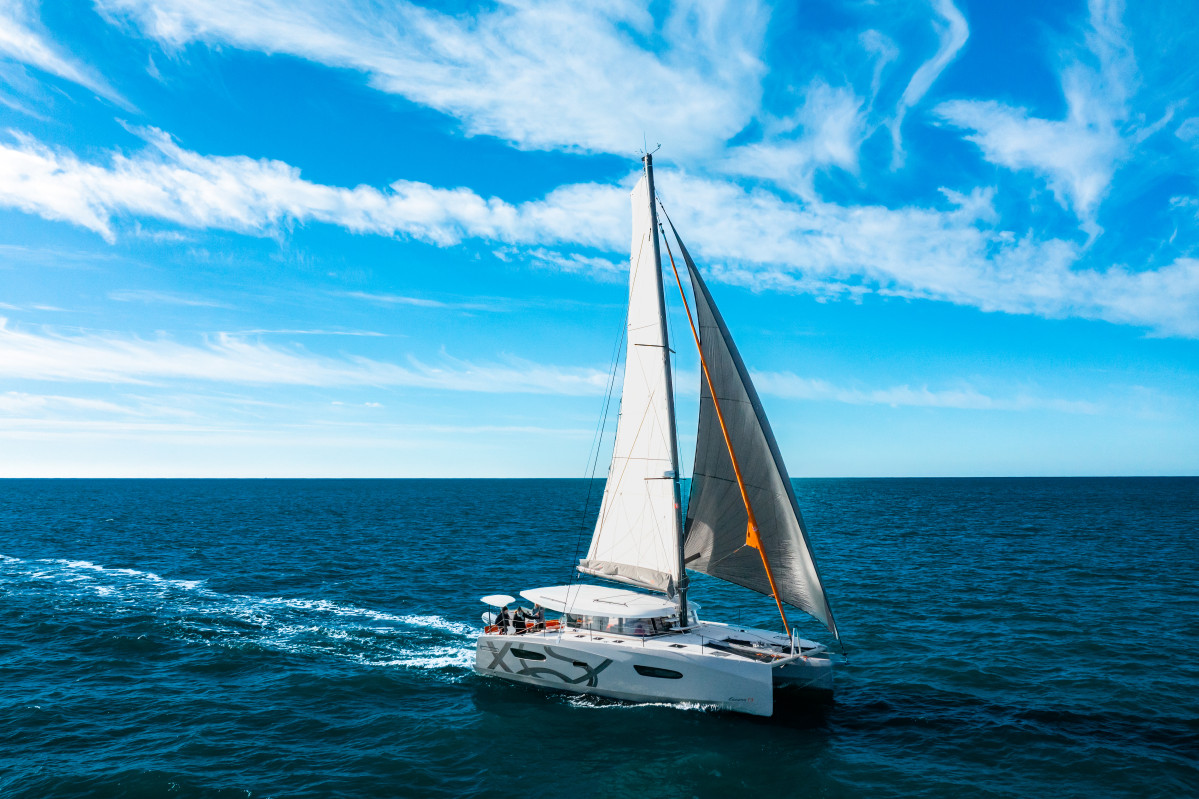 Seanapps logbook for the Excess 13 catamaran delivery trip